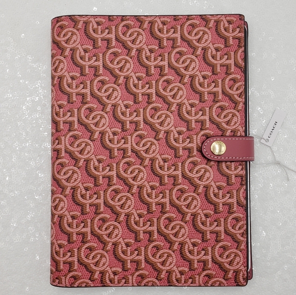 Coach | Office | Coach Monogram Print Notebook Refillable | Poshmark
